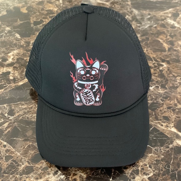 open house | Accessories | Mens Asian Lucky Cat Hat | Poshmark